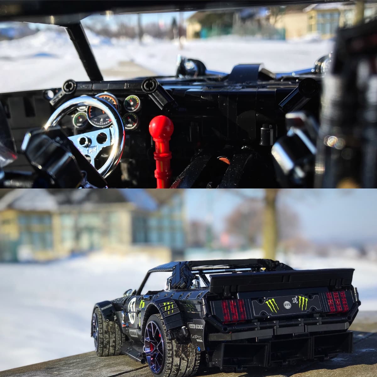 La Ford Mustang Hoonicorn di Ken Block in LEGO Technic