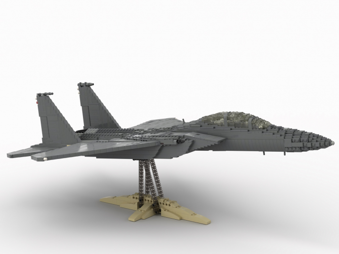 Il McDonnell Douglas F15 Eagle riprodotto in LEGO | Lega Nerd