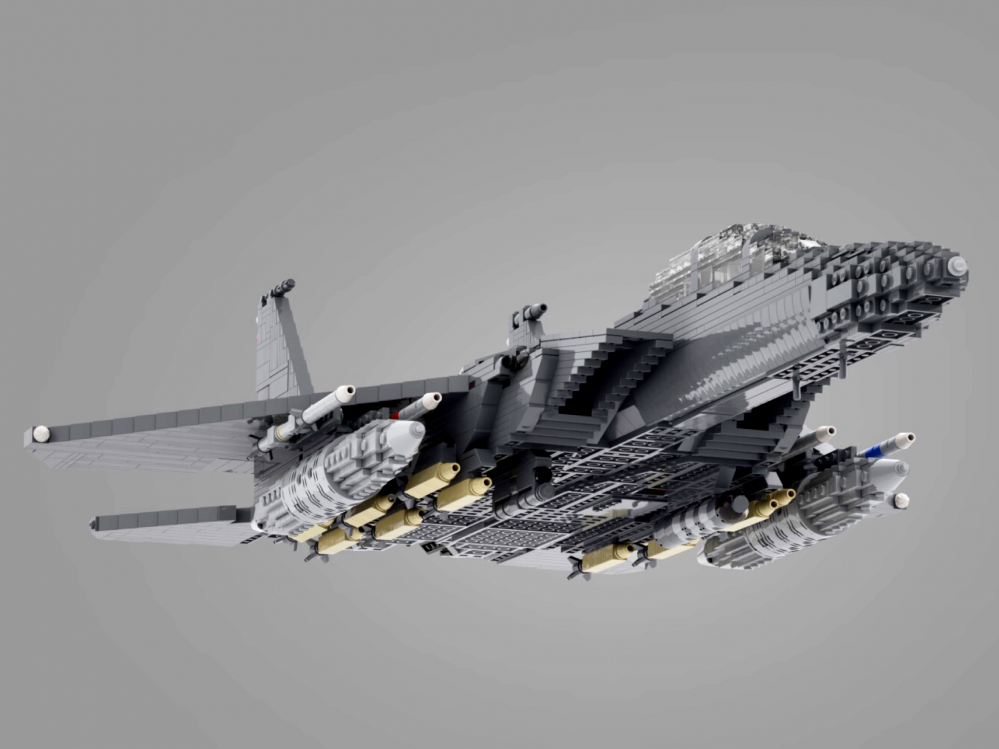 Il McDonnell Douglas F15 Eagle riprodotto in LEGO | Lega Nerd
