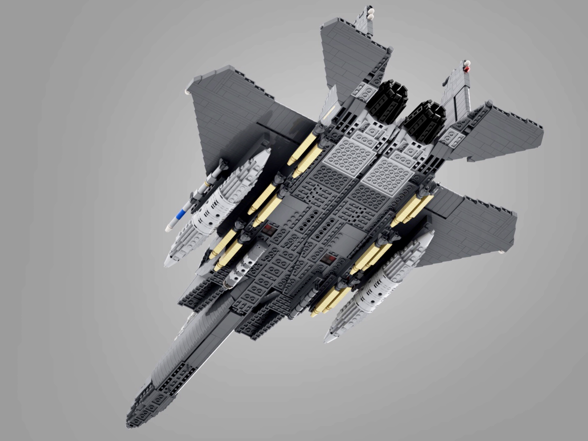 Il McDonnell Douglas F15 Eagle riprodotto in LEGO