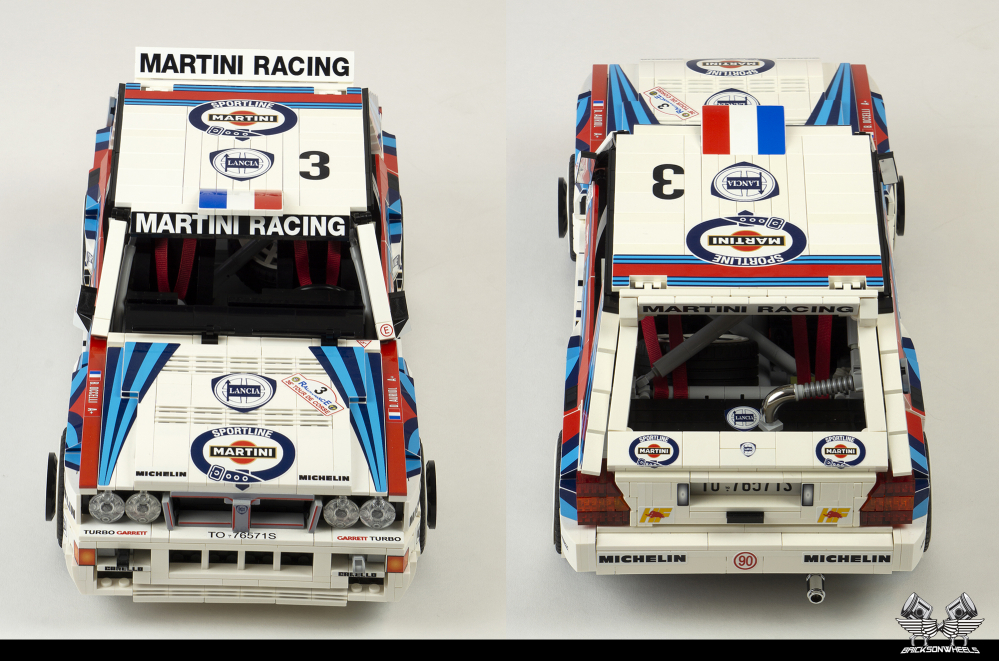La Lancia Delta Integrale LEGO di Bricks on Wheels | Lega Nerd