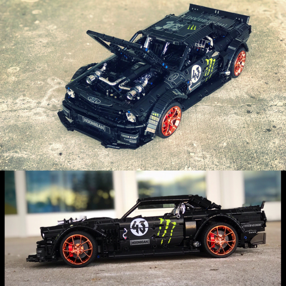 La Ford Mustang Hoonicorn di Ken Block in LEGO Technic