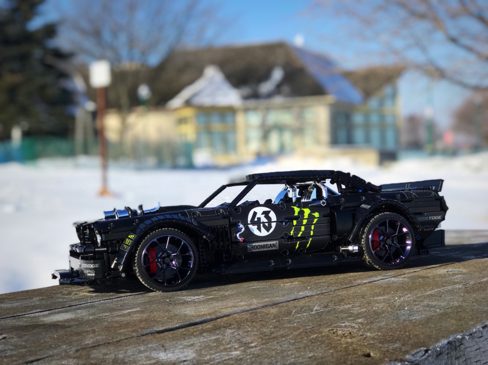 La Ford Mustang Hoonicorn di Ken Block in LEGO Technic | Lega Nerd
