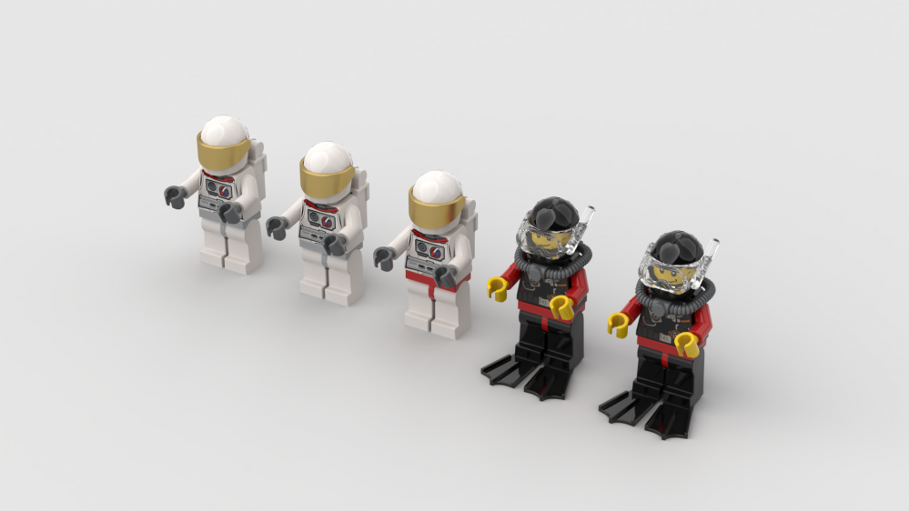 Le istruzioni della MOC LEGO del NASA Lunar Lander e del Command e ...