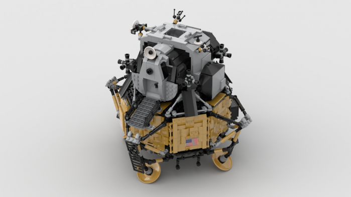 Le istruzioni della MOC LEGO del NASA Lunar Lander e del Command e ...