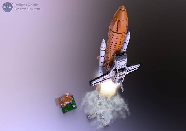 La Reliant Robin in versione Space Shuttle di Top Gear è su LEGO Ideas