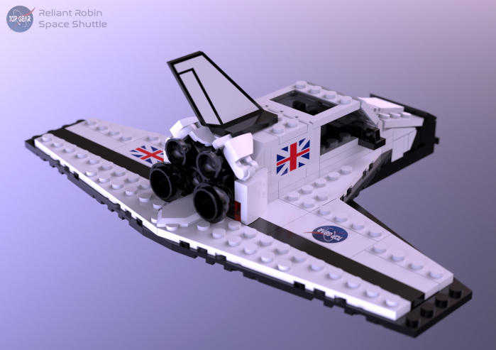 La Reliant Robin in versione Space Shuttle di Top Gear è su LEGO Ideas ...