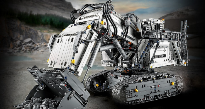 Immagini ufficiali del set LEGO Technic 42100 Liebherr R9800 Excavator ...