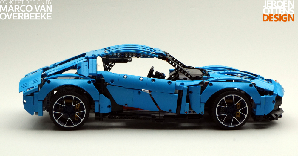 La hypercar Toro Azzurro LEGO creata da Jeroen Ottens e Marco van ...