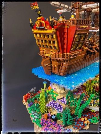 Il veliero dei pirati, il diorama LEGO di Stephan Gofers | Lega Nerd