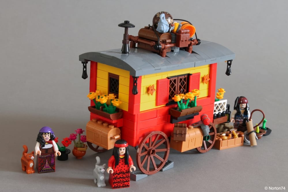 Gypsy Wagons, la carrozza gitana LEGO di Norton74 | Lega Nerd