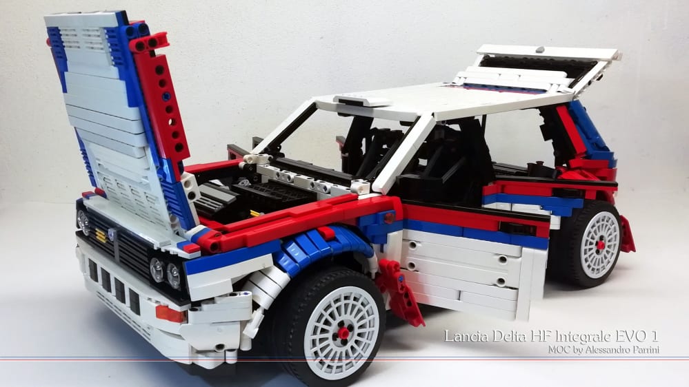 Lancia Delta Integrale, la versione LEGO di Alessandro Parrini | Lega Nerd