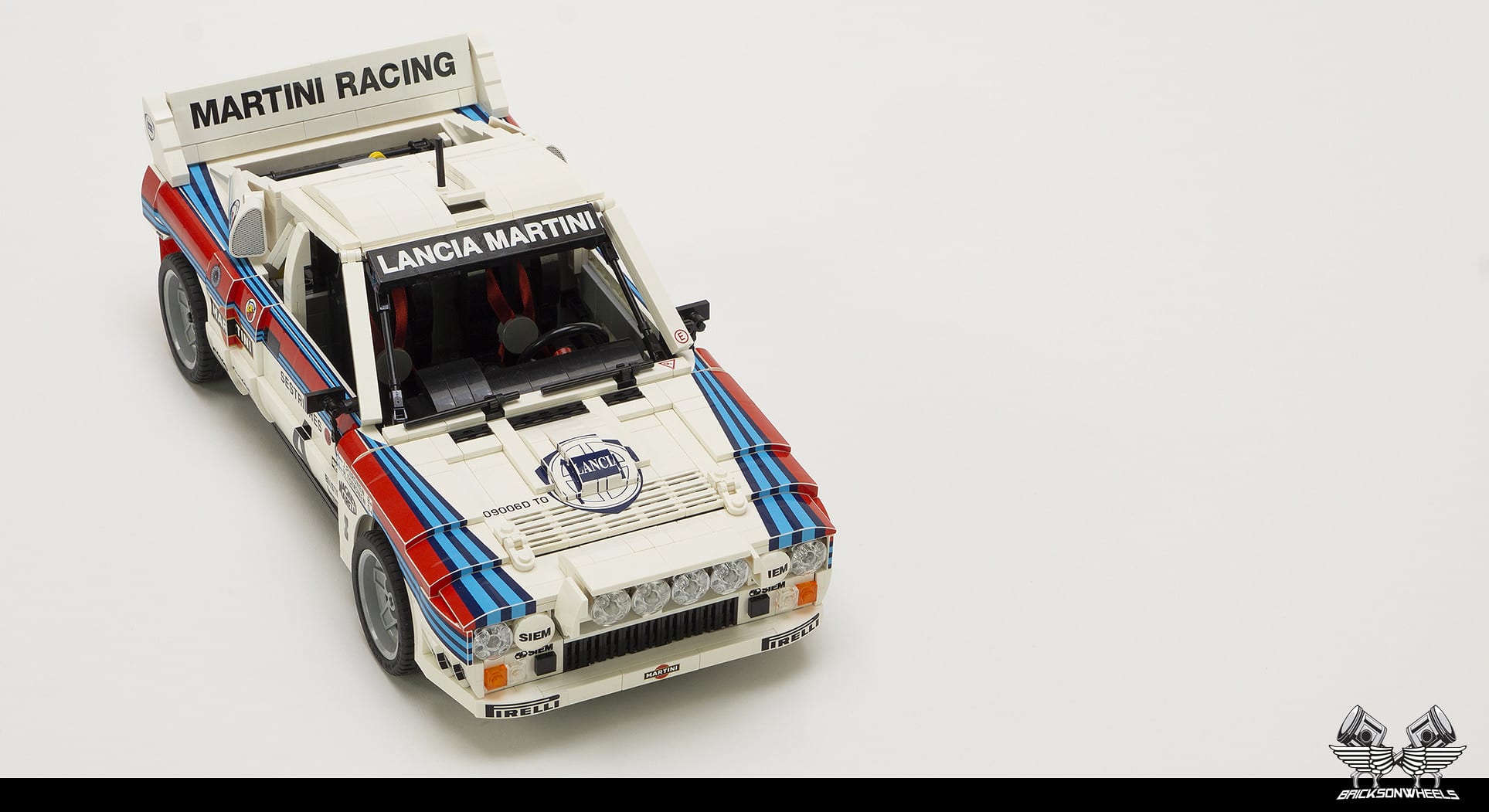 Lancia Martini, il team LEGO delle auto da rally al completo | Lega Nerd