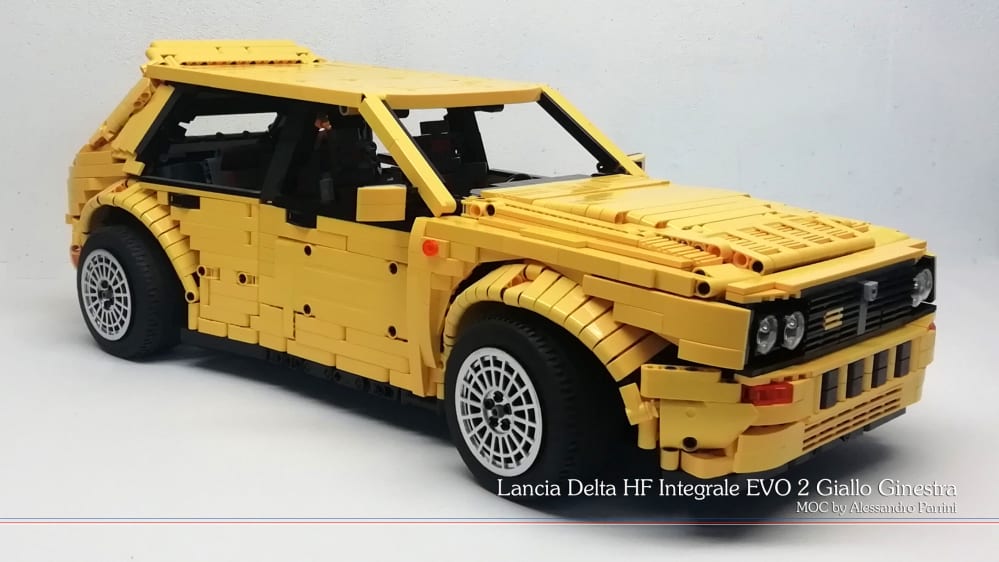 Lancia Delta Integrale, la versione LEGO di Alessandro Parrini | Lega Nerd
