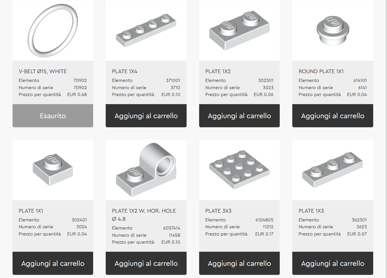 Bricks & Pieces, il servizio LEGO torna attivo anche in Italia | Lega Nerd