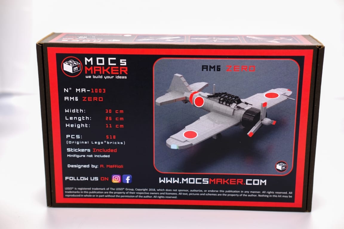 LEGO A6M ZERO: review del set venduto da MOCs Maker | Lega Nerd