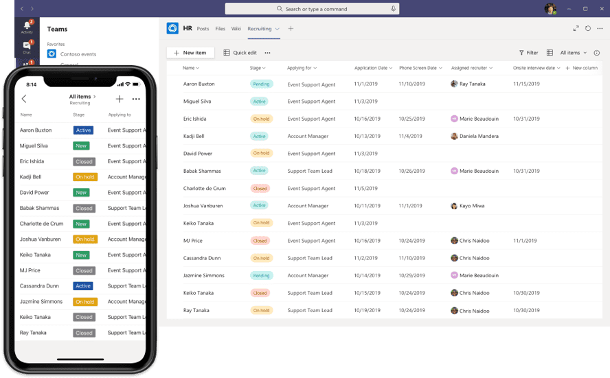 Microsoft Teams strizza l'occhio alle liste: integrazione con l'app ...