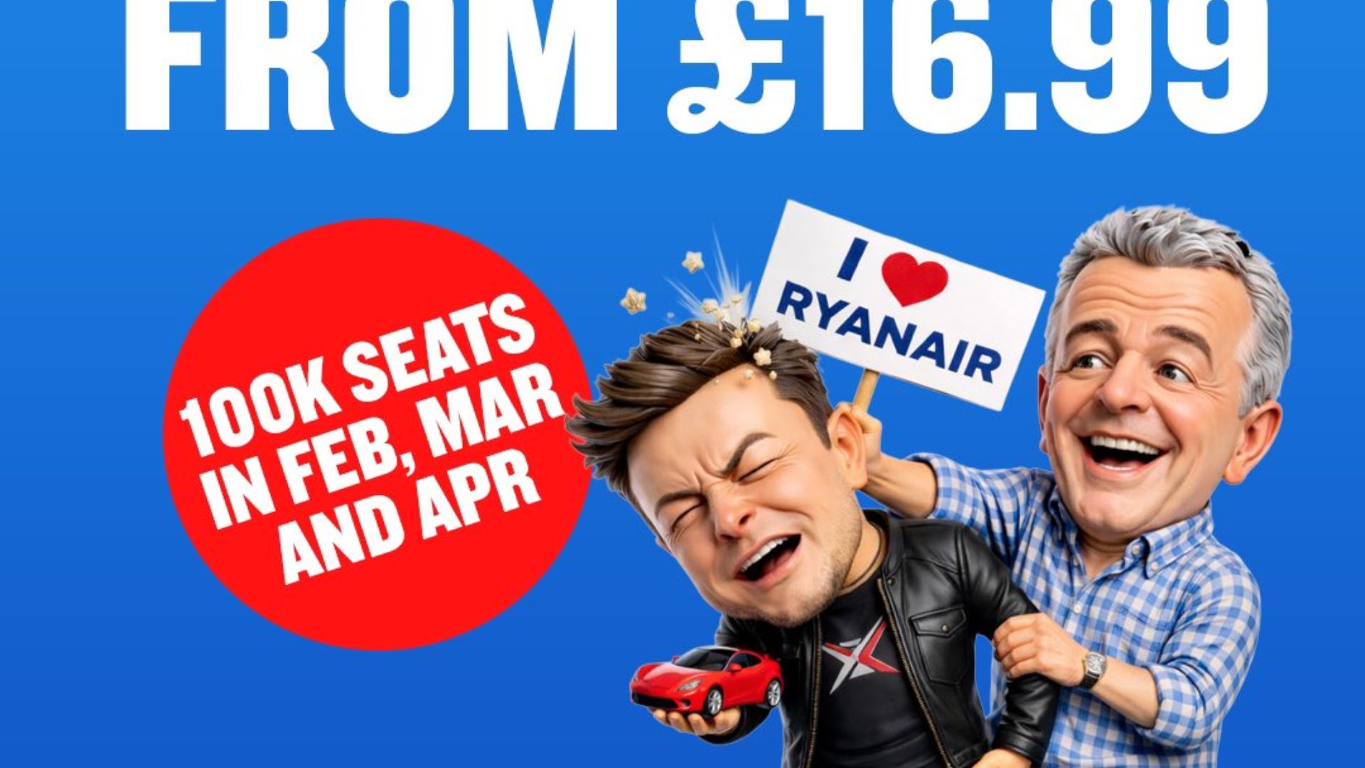 Ryanair ha umiliato pubblicamente Elon Musk con un'offerta speciale